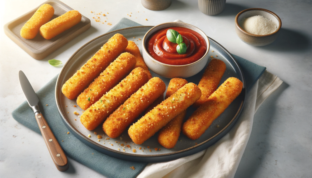 keto mozzarella sticks air fryer