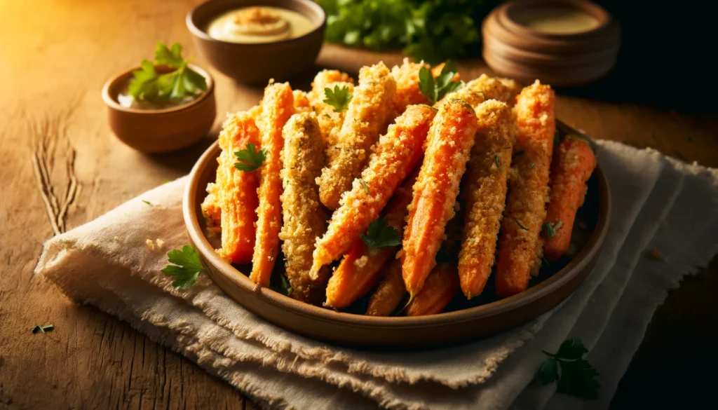 Crispy Parmesan Carrots